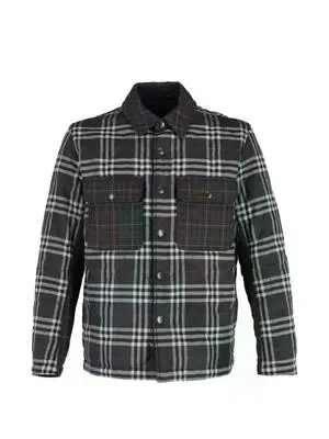 Burberry Virgin Wool Checked Overshirt