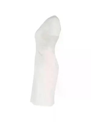 BOSS V-neck Short Sleeve Sheath Dress