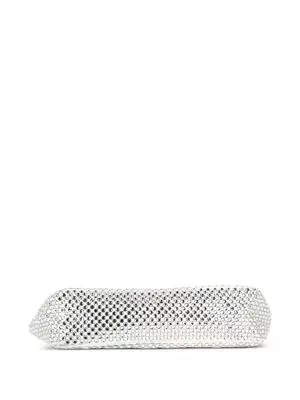 Prada 2000 Crystal-embellished Re-edition 2000 Shoulder Bag - Neutrals
