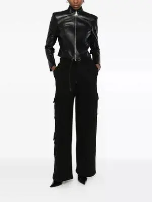 Patrizia Pepe Cargo Fleece Track Pants