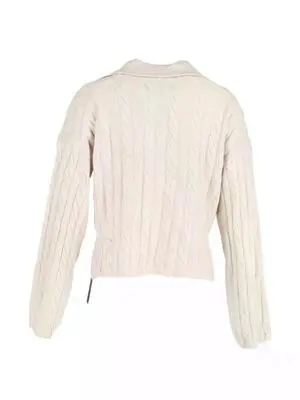 JOSEPH Knit Collared Cropped Sweater