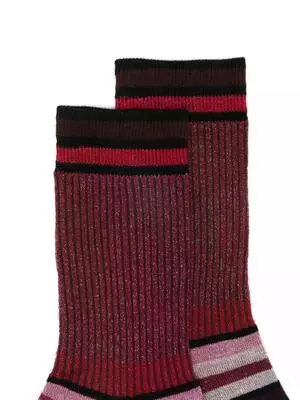 ALTO MILANO Striped Socks
