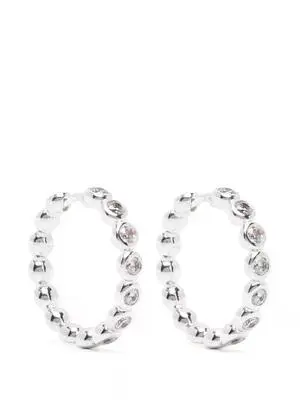 MISSOMA Tennis Classic Hoop Earrings - Silver