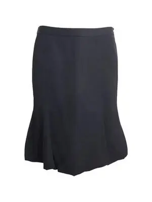 Moschino Side-zip Wool Skirt