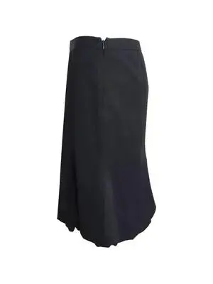 Moschino Side-zip Wool Skirt