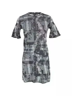 Missoni Printed Round-neck Mini Dress