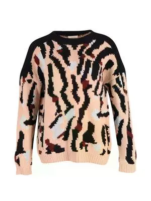 Chloé Abstract-pattern Knit Sweater - Neutrals