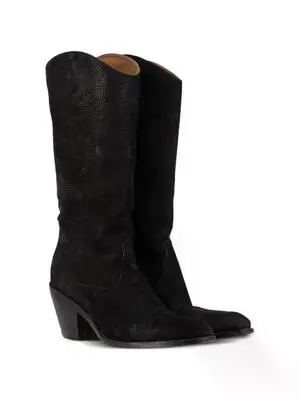 Chloé Western Leather Cowboy Boots