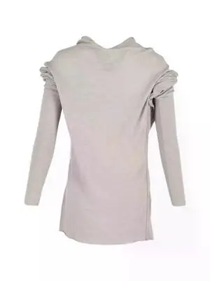 Rick Owens Draped Cowl-neck Top