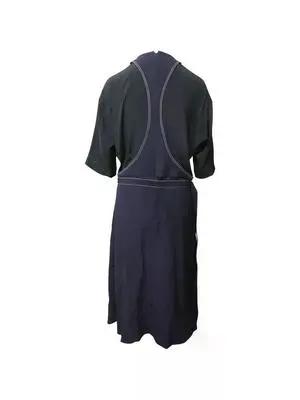 Marni Paneled Midi Dress - Blue