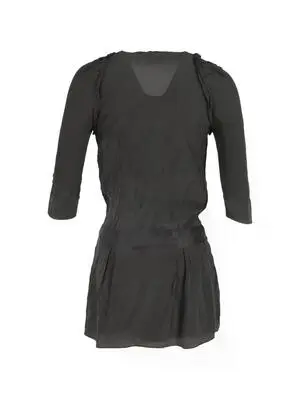 Maje Three-quarter Sleeve Mini Dress