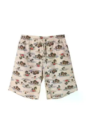 Bottega Veneta Printed Drawstring Shorts
