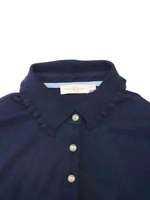 Tory Burch Ruffled-collar Polo Shirt