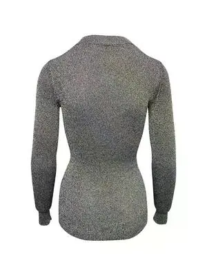 CHRISTOPHER KANE Round-neck Open-knit Top