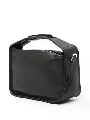 Patrizia Pepe Small Leather Hobo Tote Bag