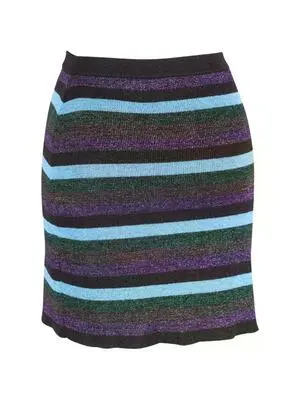 Miu Miu Glitter Knit Mini Skirt