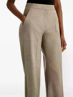 Oscar De La Renta Wide-leg Cuffed Trousers