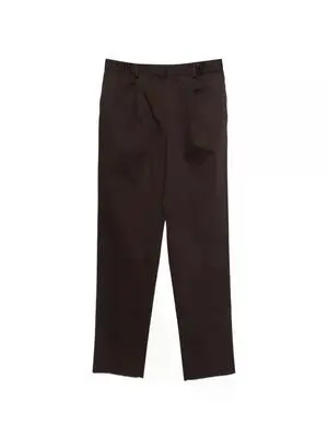 Agnona Pleated Trousers - Brown