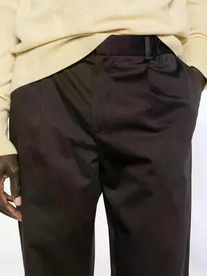 Agnona Pleated Trousers - Brown
