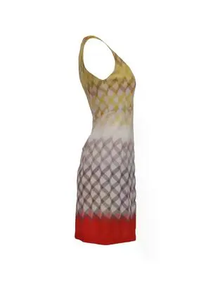 Missoni Patterned V-neck Mini Dress