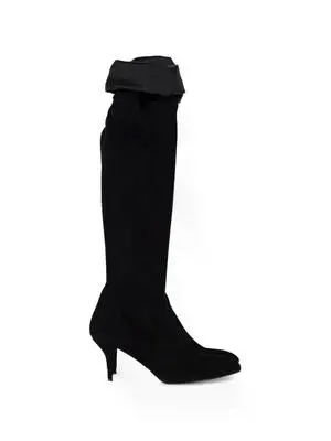 Stuart Weitzman Suede Stiletto Knee Boots