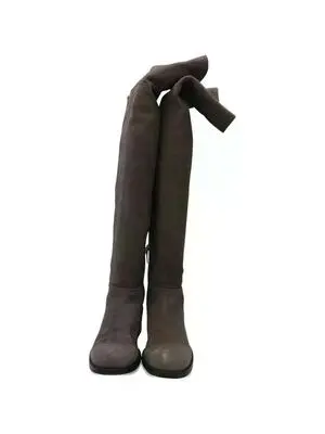JIMMY CHOO Suede Knee-length Boots