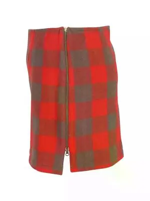 A.p.c. Checked Mini Skirt