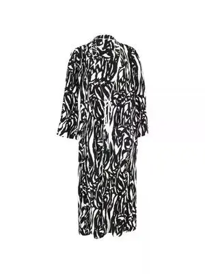 Zebra Wrap Dresses