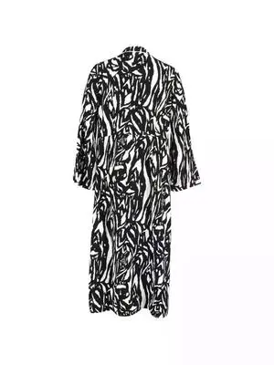 Rixo Zebra-print Wrap Dress