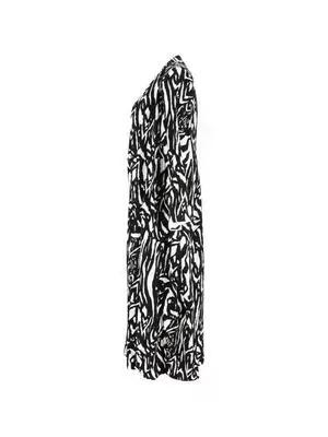 Rixo Zebra-print Wrap Dress