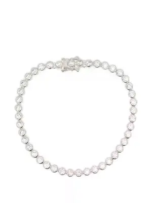 MISSOMA Embellished Round Tennis Bracelet - Silver