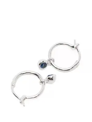MISSOMA Tennis Charm Mini Hoop Earrings