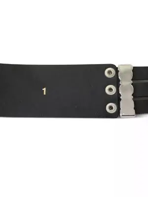 Maje High-waisted Leather Belt