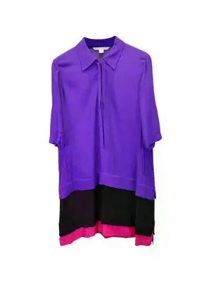 Women's Colour Block Shirt Dresses