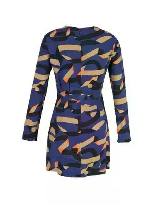 MSGM Graphic-pattern Mini Dress