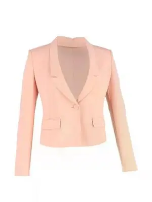 BOSS Cropped Notched Lapel Blazer