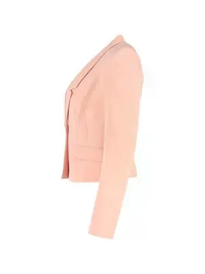 BOSS Cropped Notched Lapel Blazer