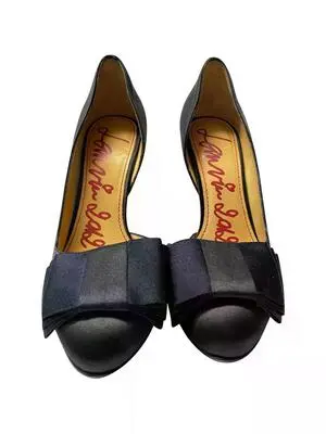 LANVIN Bow Satin Pumps