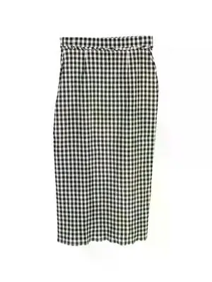 Altuzarra Checked Pencil Skirt