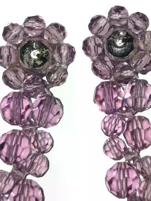 Simone Rocha Crystal Flower-detail Earrings