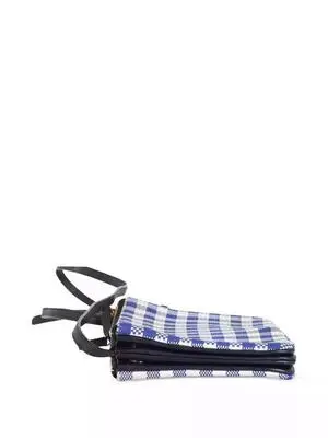Celine Trio Gingham Cross Body Bag