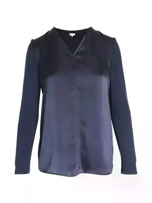 Escada Long-sleeve V-neck Blouse
