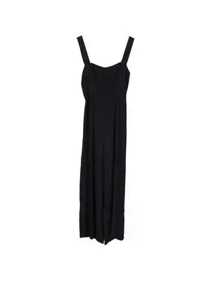REFORMATION Square-neckline Sleeveless Jumpsuit - Black