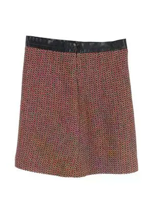 Sandro Patterned Mini Skirt