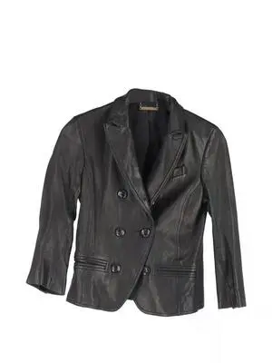 Diane Von Furstenberg Double-breasted Leather Jacket