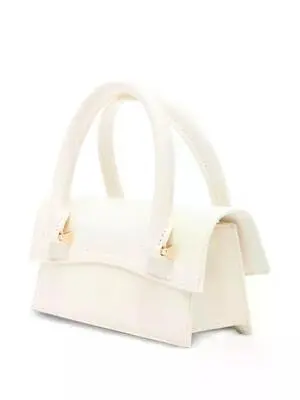 Patrizia Pepe Fly Bamby Logo Tote Bag - White