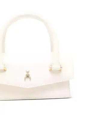Patrizia Pepe Fly Bamby Logo Tote Bag - White