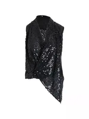 Victoria Beckham Sequin-embellished Asymmetric Blouse