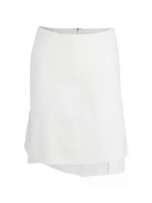Prada Asymmetric Cotton Skirt