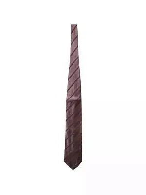 Ermenegildo Zegna Striped Neck Tie - Pink
